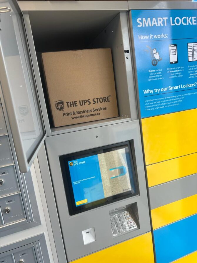 Package Lockers | The UPS Store Canada